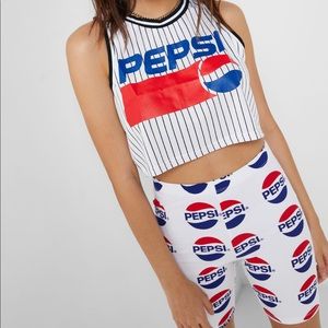 Forever 21 | Shorts | Pepsi Cola Logo Print Biker Bike Shorts | Poshmark